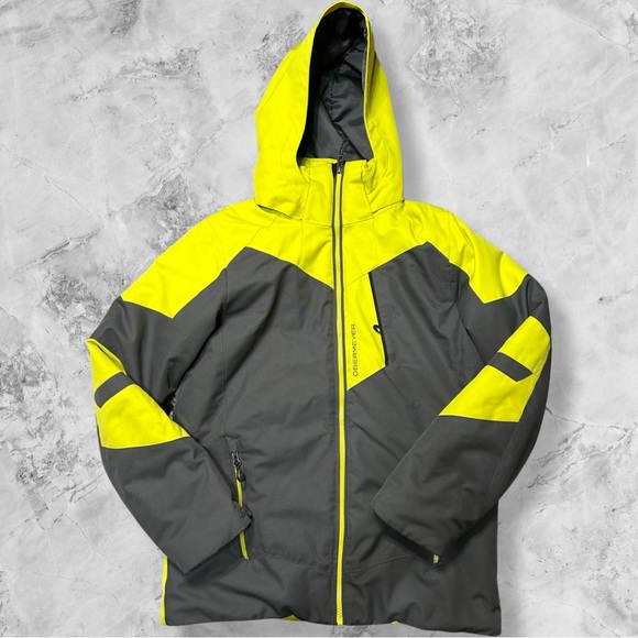 Obermeyer | Jackets & Coats | Obermeyer Ski Jacket Neon Yellow And Grey ...